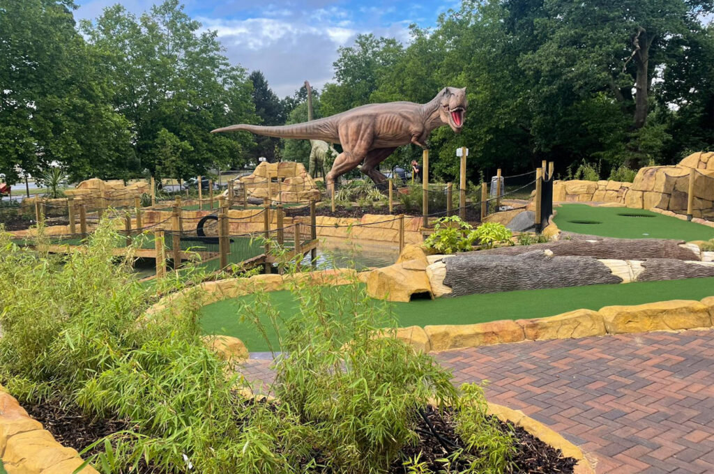Dinosaur Safari Adventure Golf Barnet, North London | A1 Golf Range